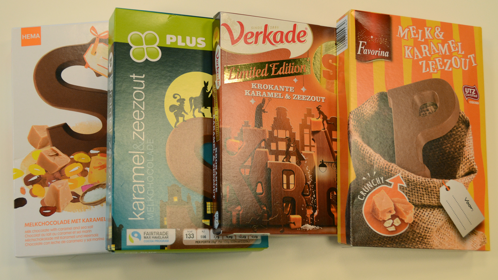 Chocoladeletters getest: welke van de vier smaakt het best? - Punt.