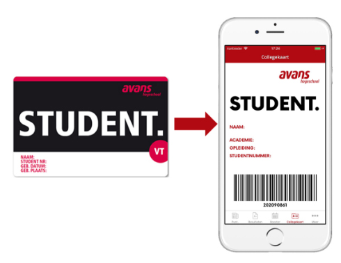 Avansstudentenpas nu op je telefoon - Punt.