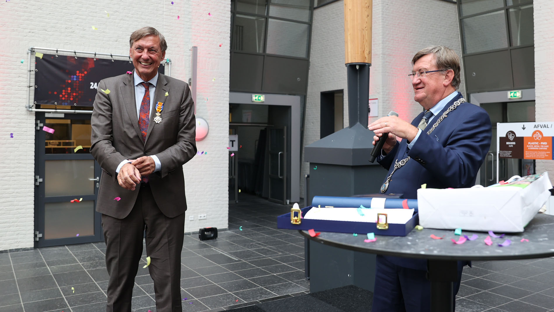 Paul Rüpp koninklijk onderscheiden - Punt.