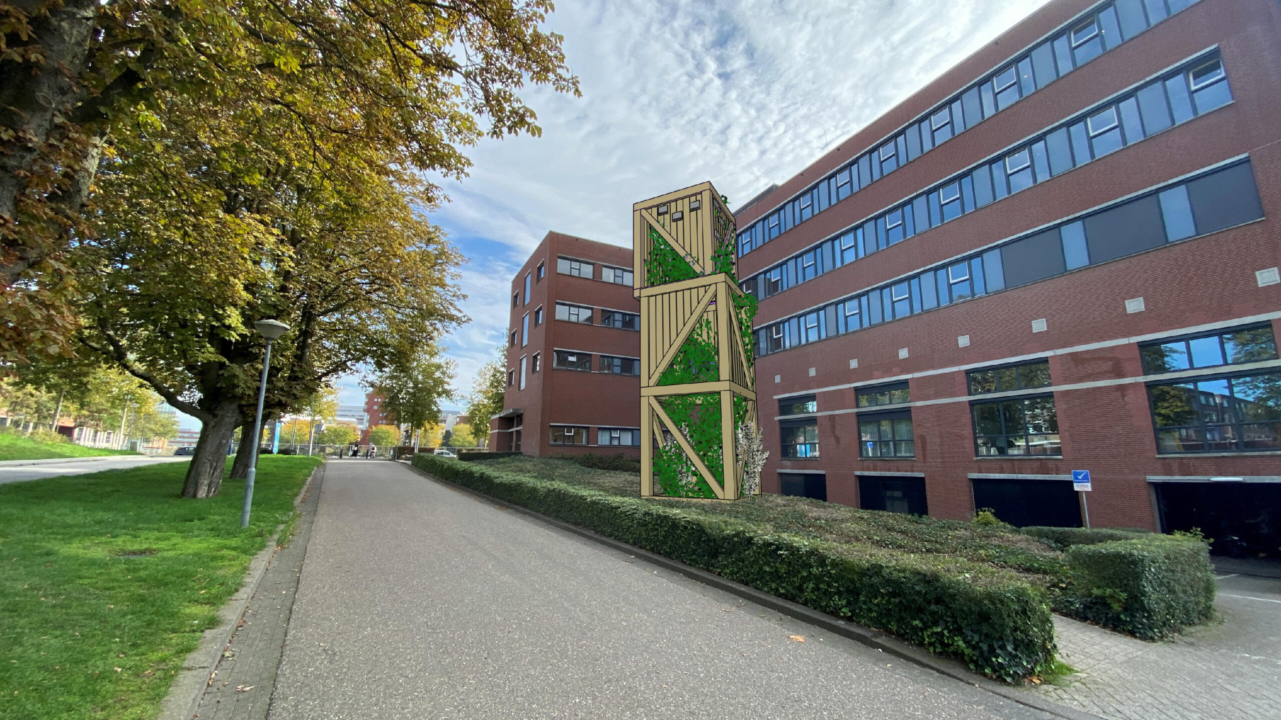 Avans aan Onderwijsboulevard krijgt faunatoren - Punt.