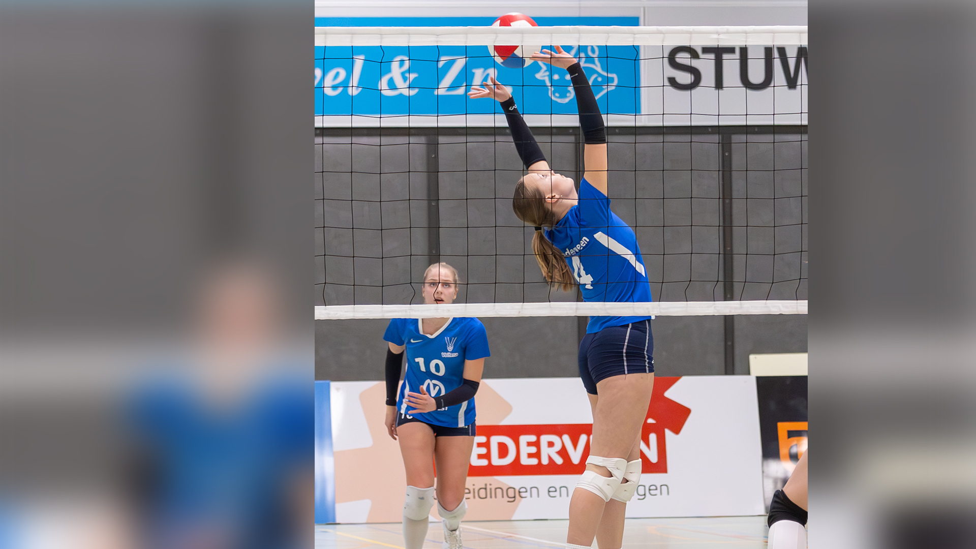 Topsporter Annerieke bezorgde met eerste balcontact club Voltena ...